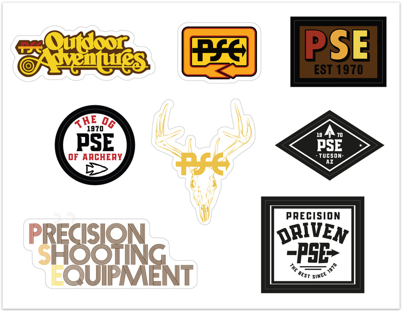 PSE Sticker Sheet – Official PSE Archery Store